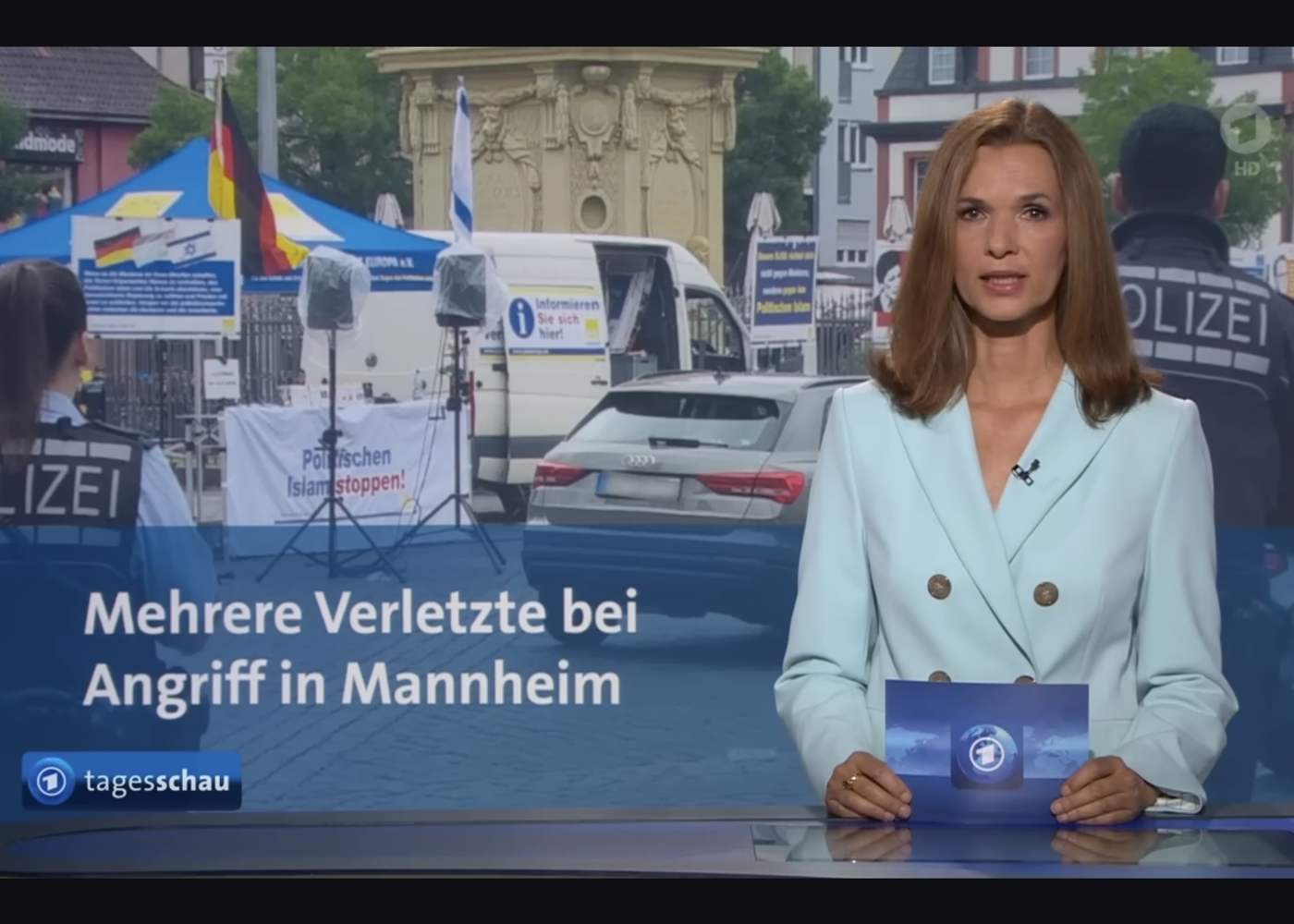 Tagesschau-Bericht über Mannheim-Terror deutlich kürzer als über Sylt ...