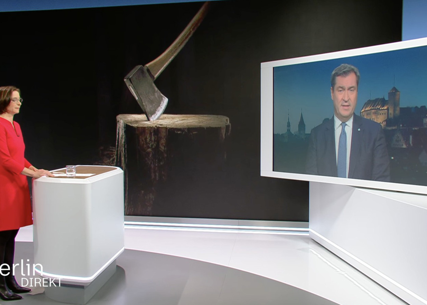 Weil er Widerworte hatte: ZDF-Moderatorin würgt Söder mitten im Satz ab ...