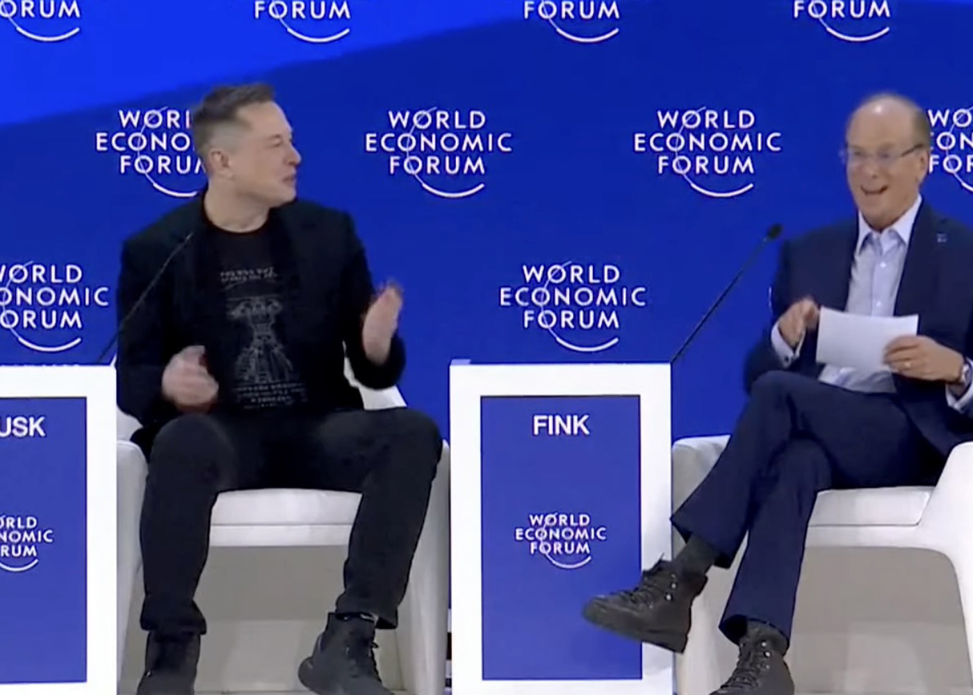 WEF-Konferenz in Davos: Die Rede von Elon Musk | NIUS